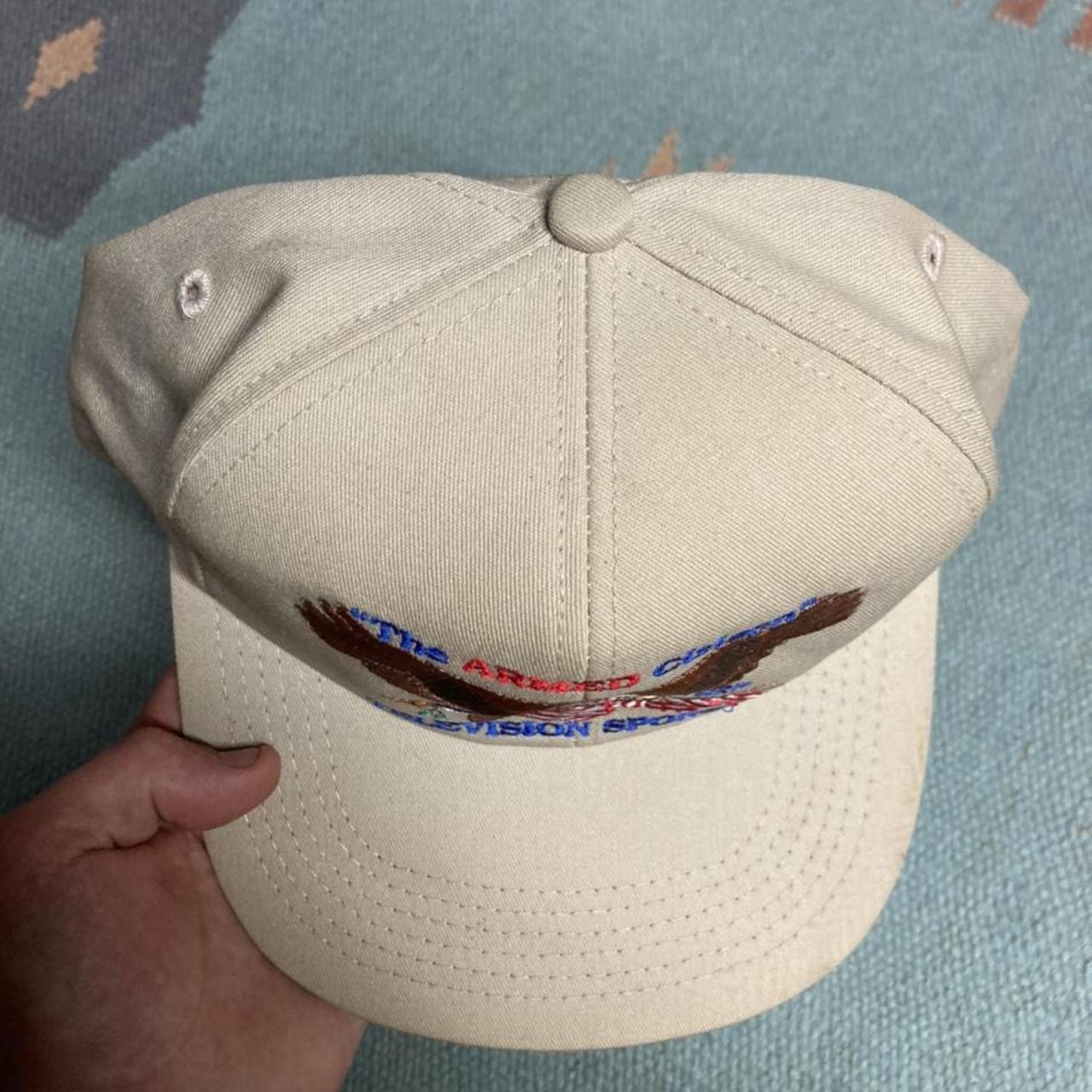 Vintage eagle American flag k brand hat snapback cap... - Depop