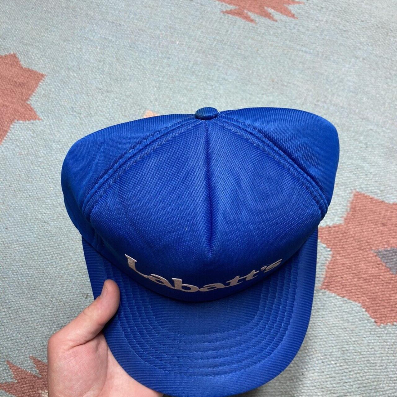 Vintage Labatt’s blue snapback hat beer bar drinking... - Depop