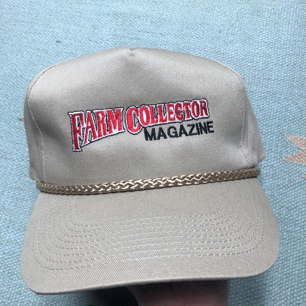 Vintage Farm Collector Magazine Hat Strapback Cap... - Depop