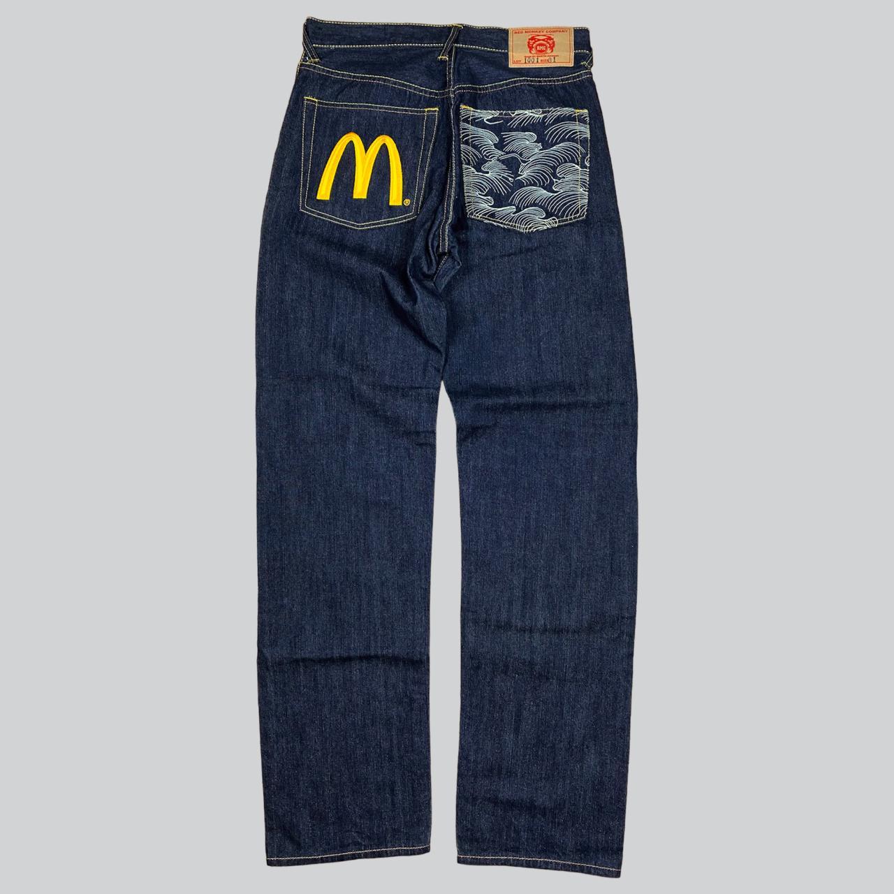 RMC x McDonalds jeans - Fit: Straight / Baggy -... - Depop