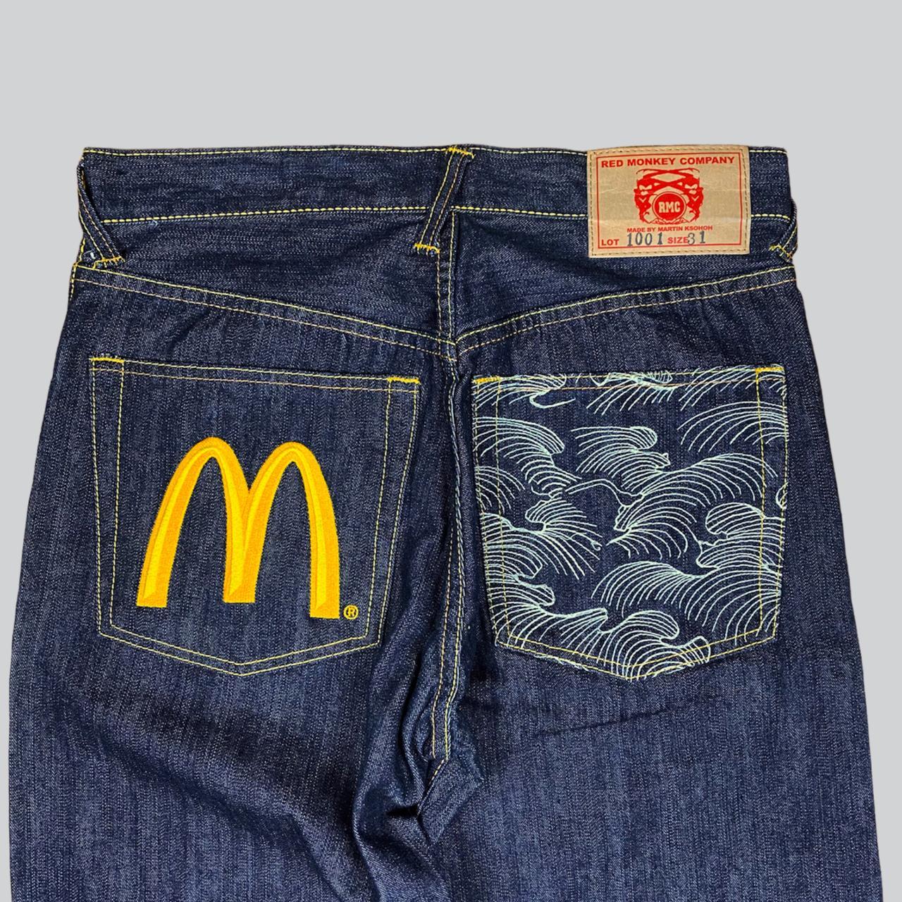 RMC x McDonalds jeans - Fit: Straight / Baggy -... - Depop