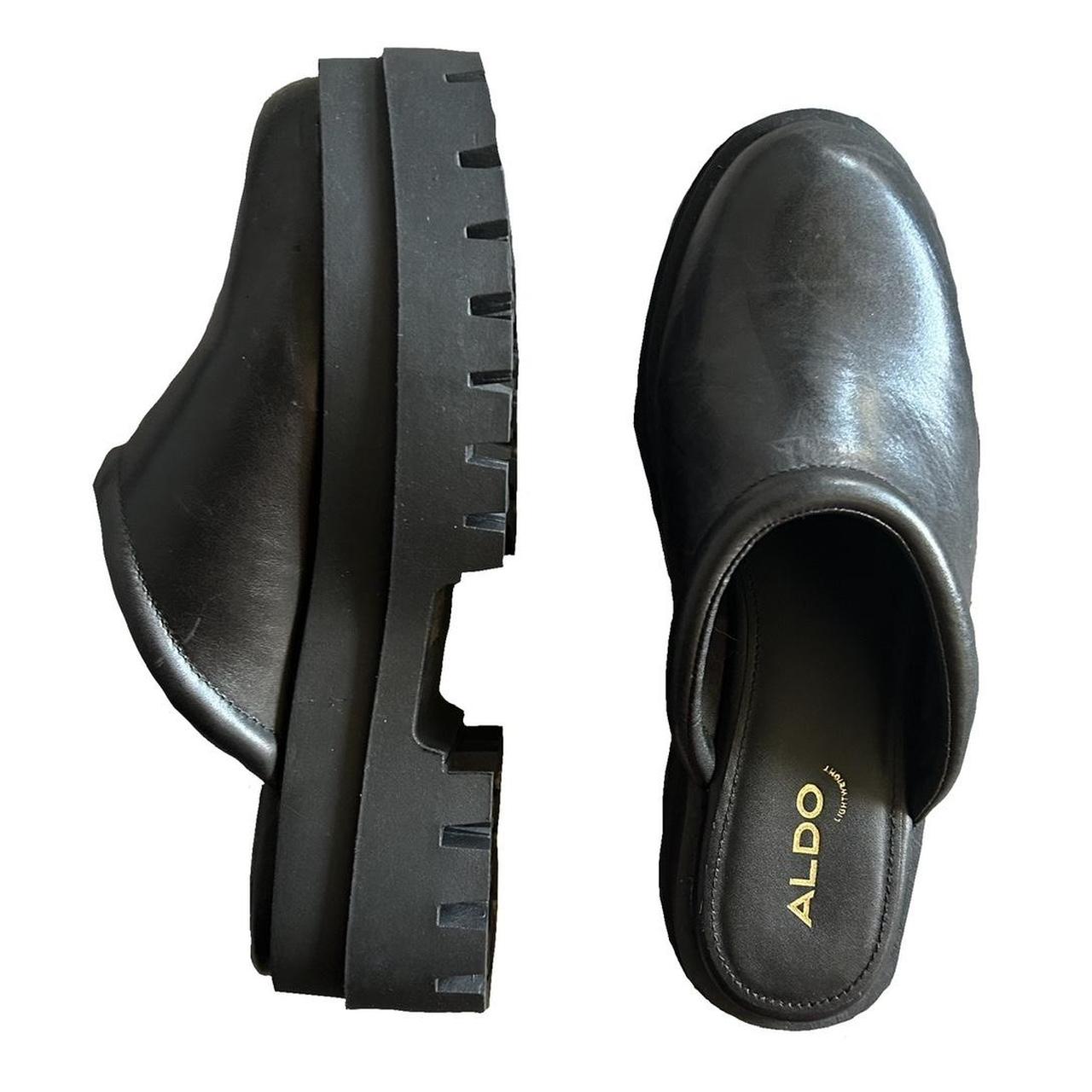 ALDO Women's Black Clogs | Depop