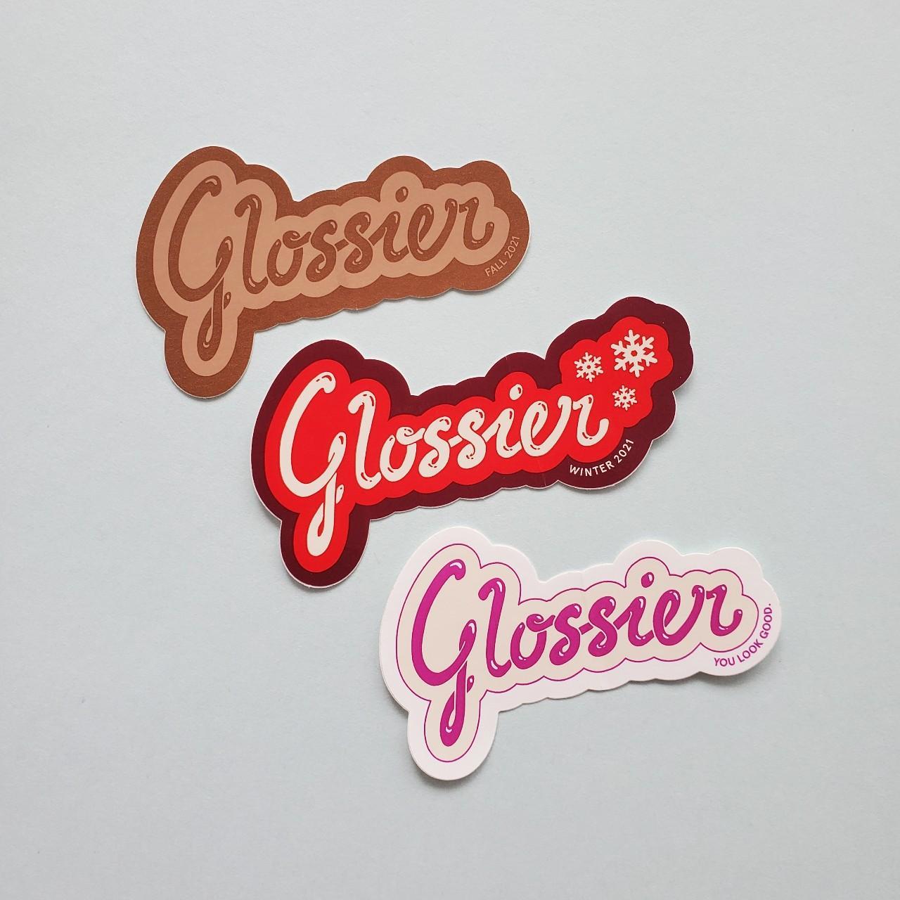 💖 Glossier Sticker Set from 2021 💖 . 3 stickers:... - Depop