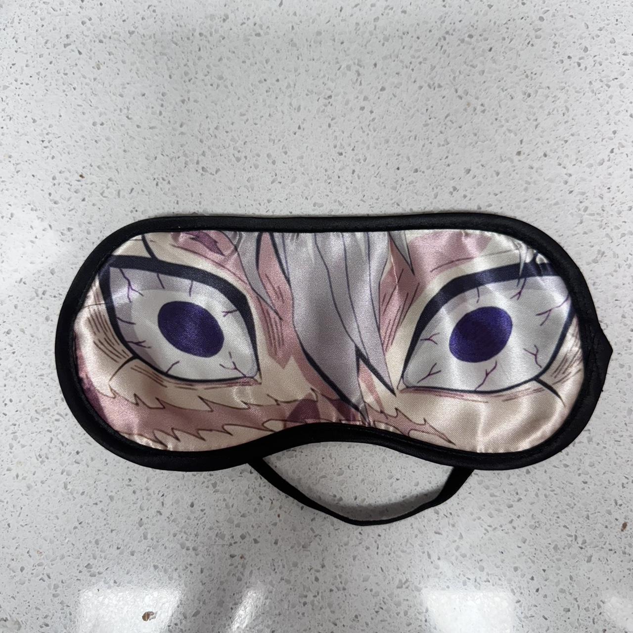 demon slayer sanemi face sleep eye mask ^_^ anime manga - Depop