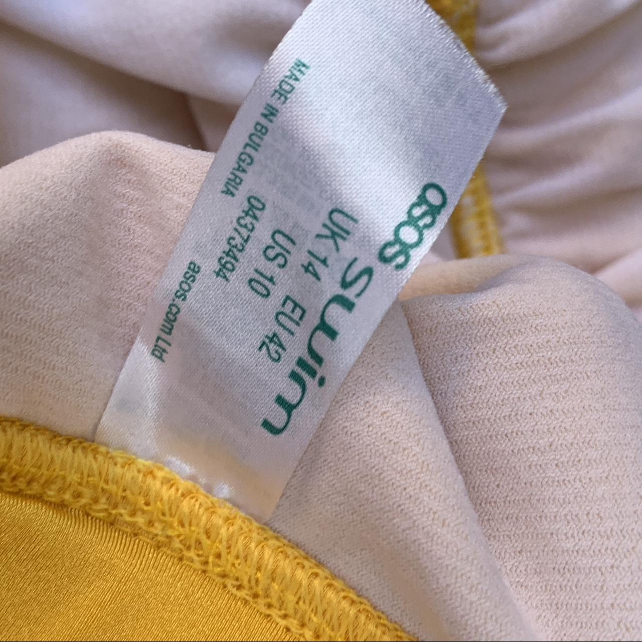 Sunshine One-Piece Swimsuit Asos Swim US size 10... - Depop