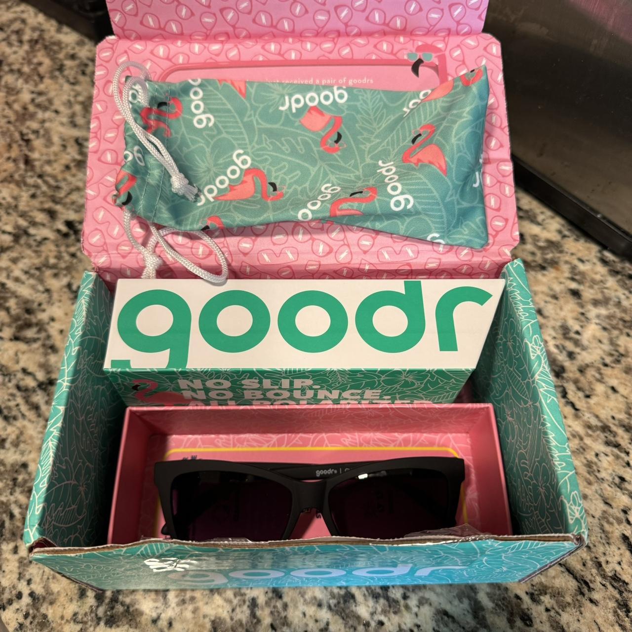 Brand new with box and case Goodr sunglasses in all... - Depop