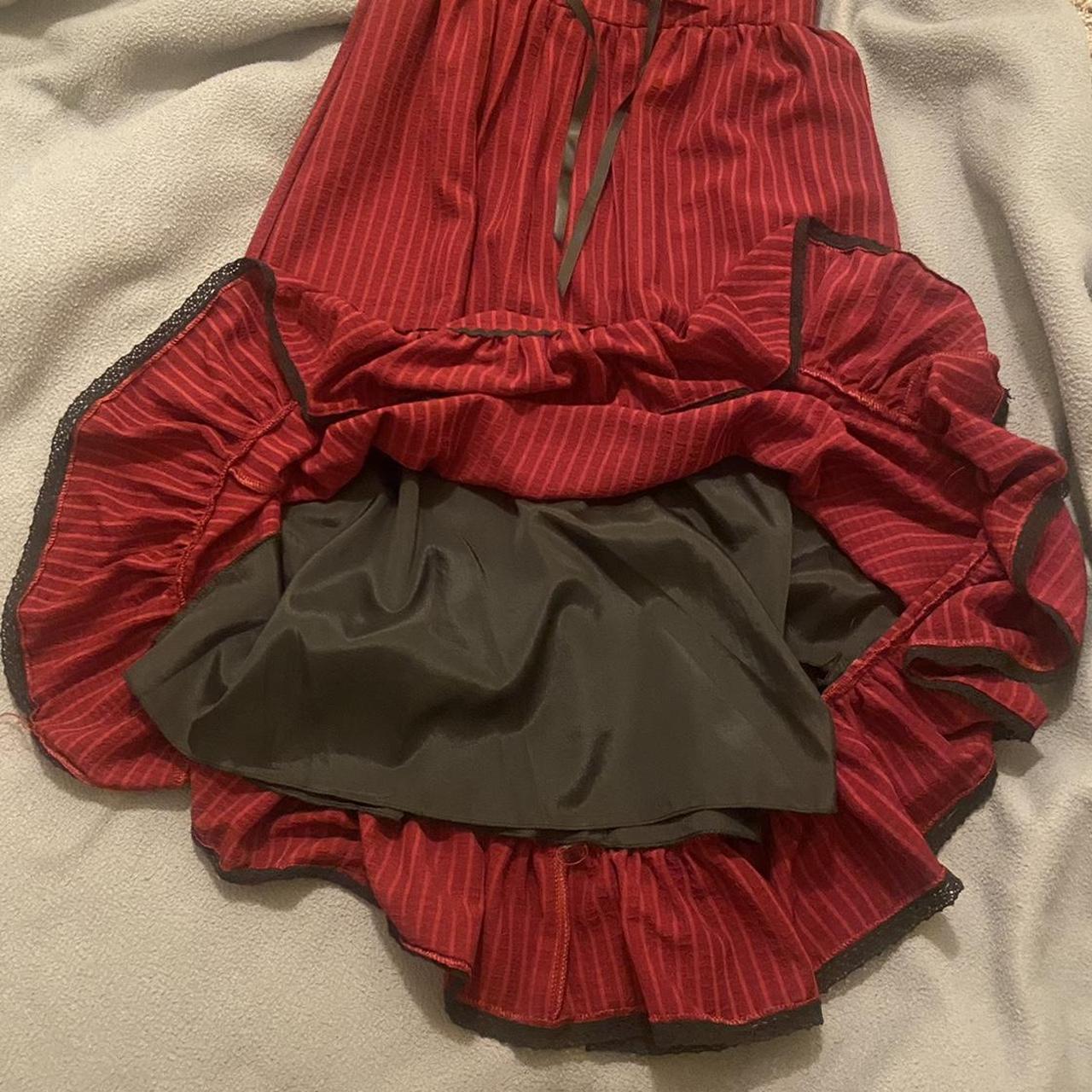 Red vampire maxi skirt 🩸 The skirt has a built-in... - Depop