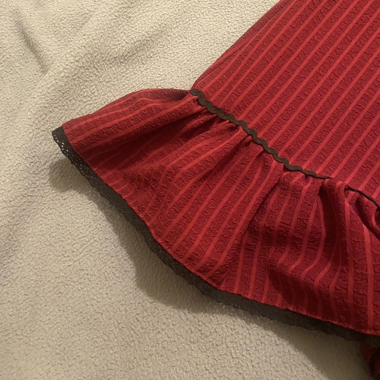 Red vampire maxi skirt 🩸 The skirt has a built-in... - Depop