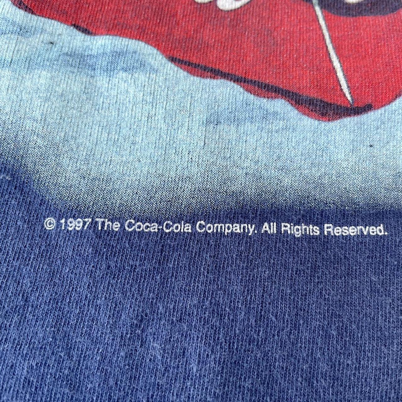 Coca-Cola Men's Navy T-shirt | Depop