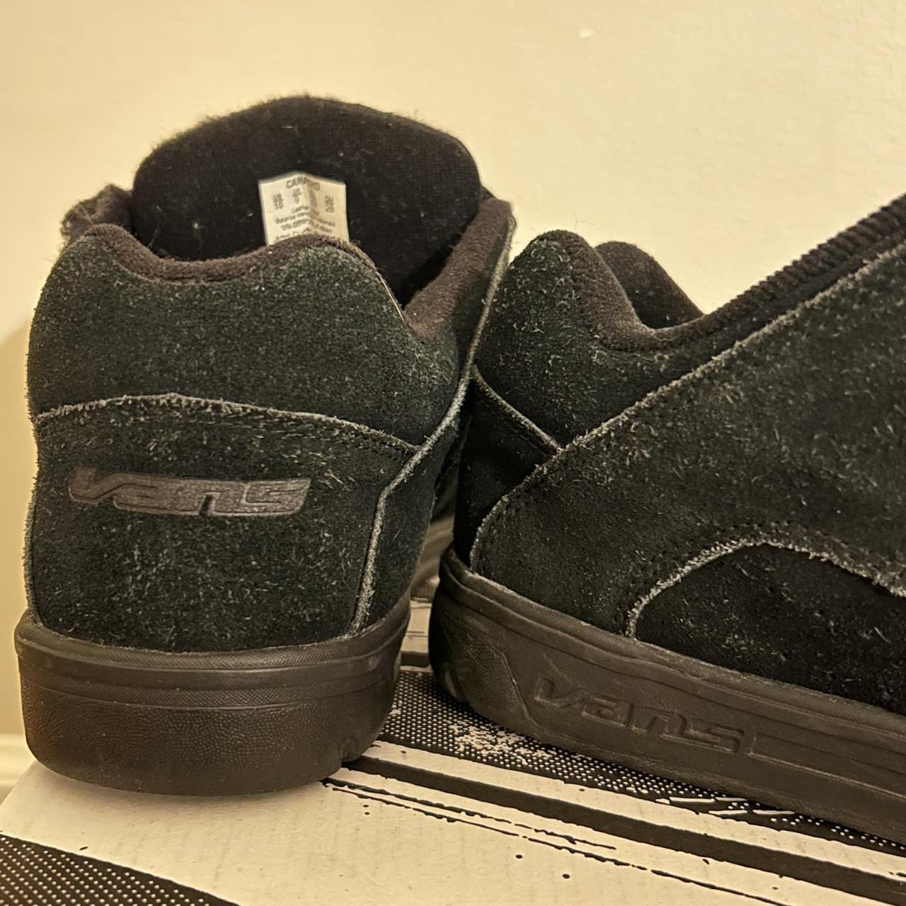 VINTAGE VANS “CAMACHO”. US size 10. Black suede... - Depop