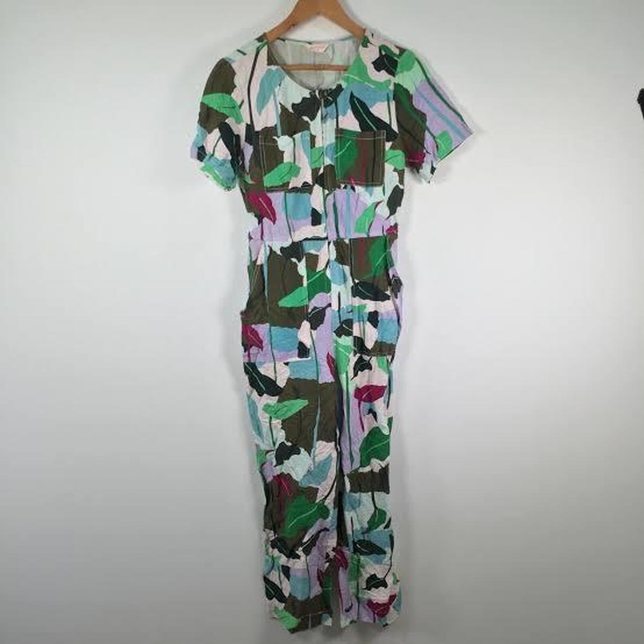 Gorman multicolour silk linen jumpsuit. Great... - Depop