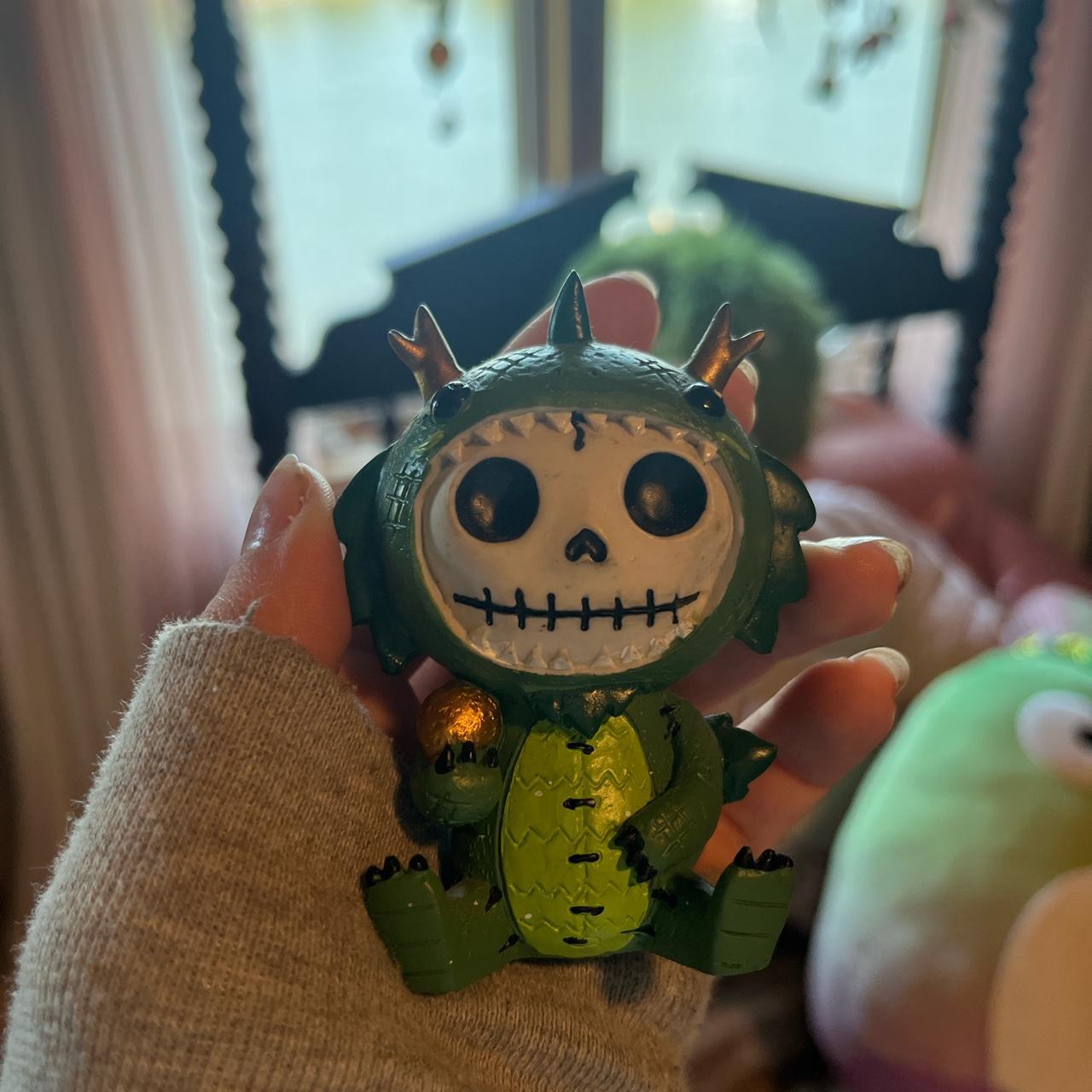 SUMMIT furrybones skeleton in dragon onesie figure 🐉... - Depop
