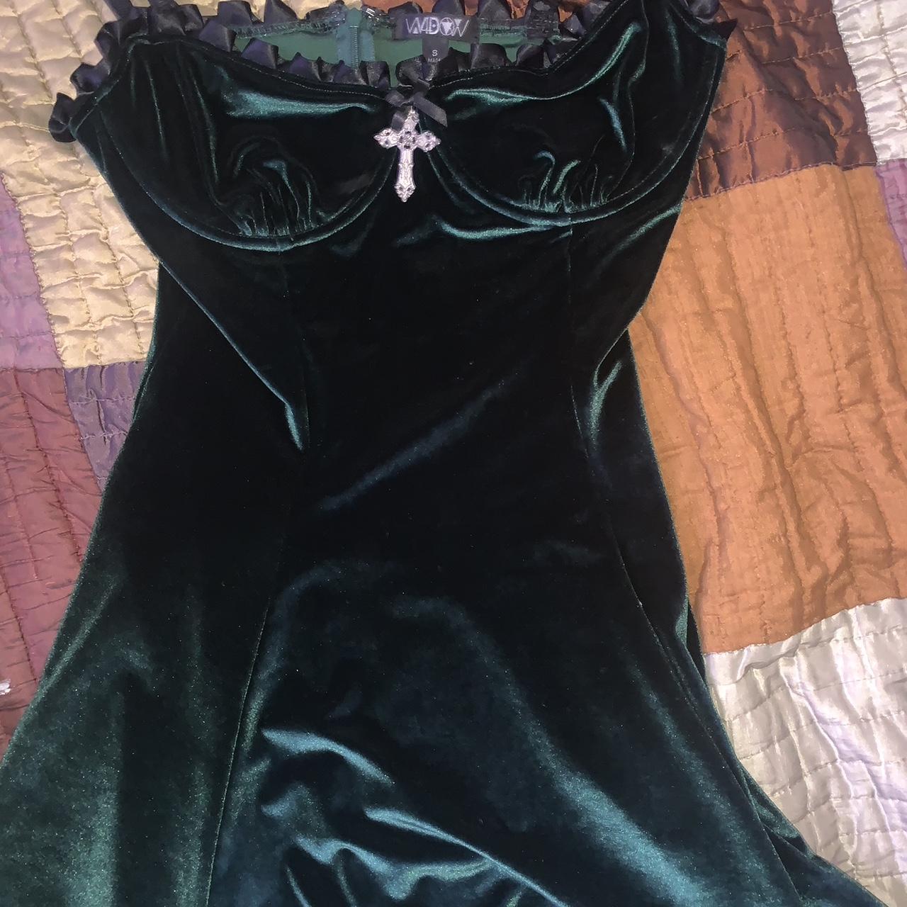 Dollskill House of Widow green dress. - Depop