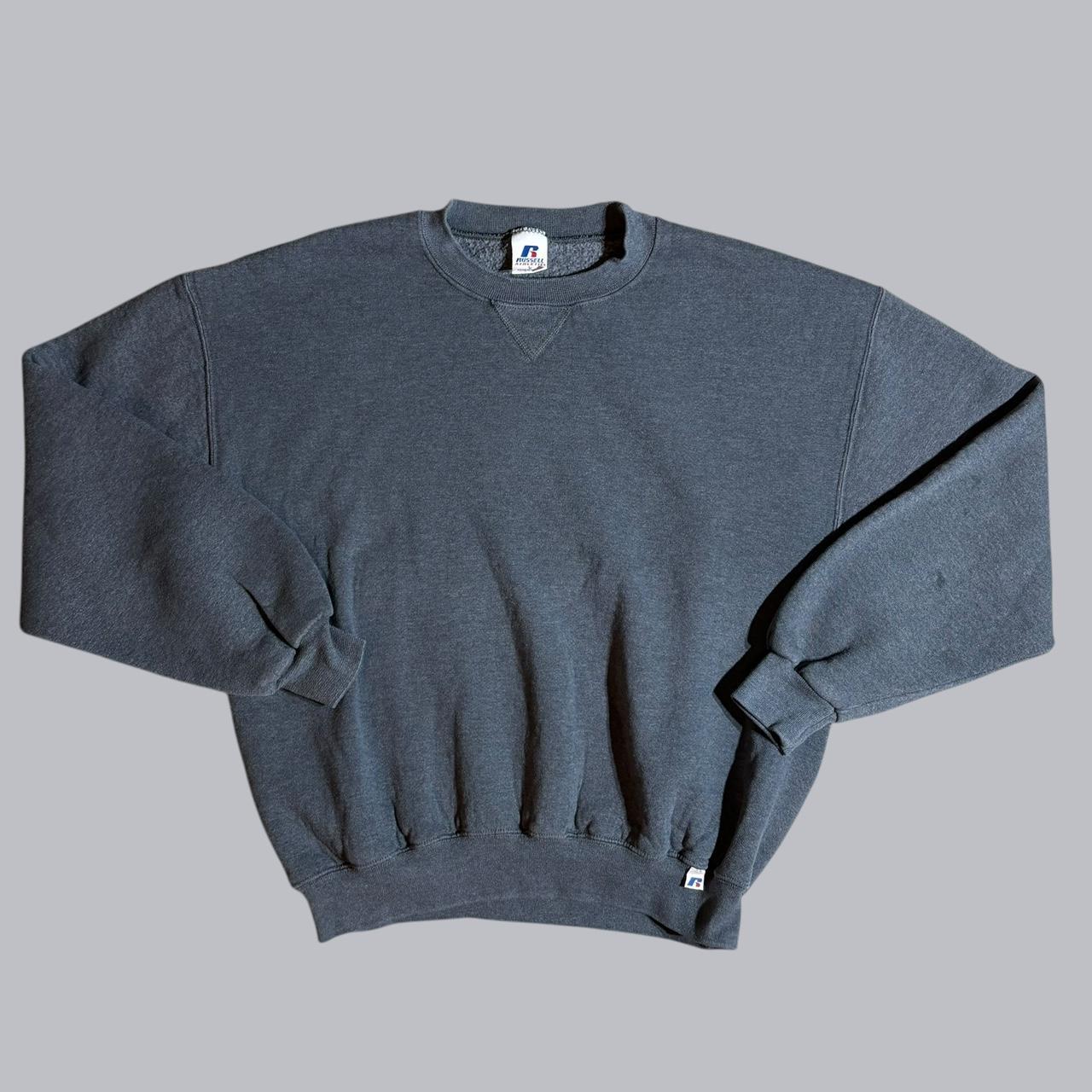 1990's Russell Grey Crewneck 1990's vintage Russell... | Depop