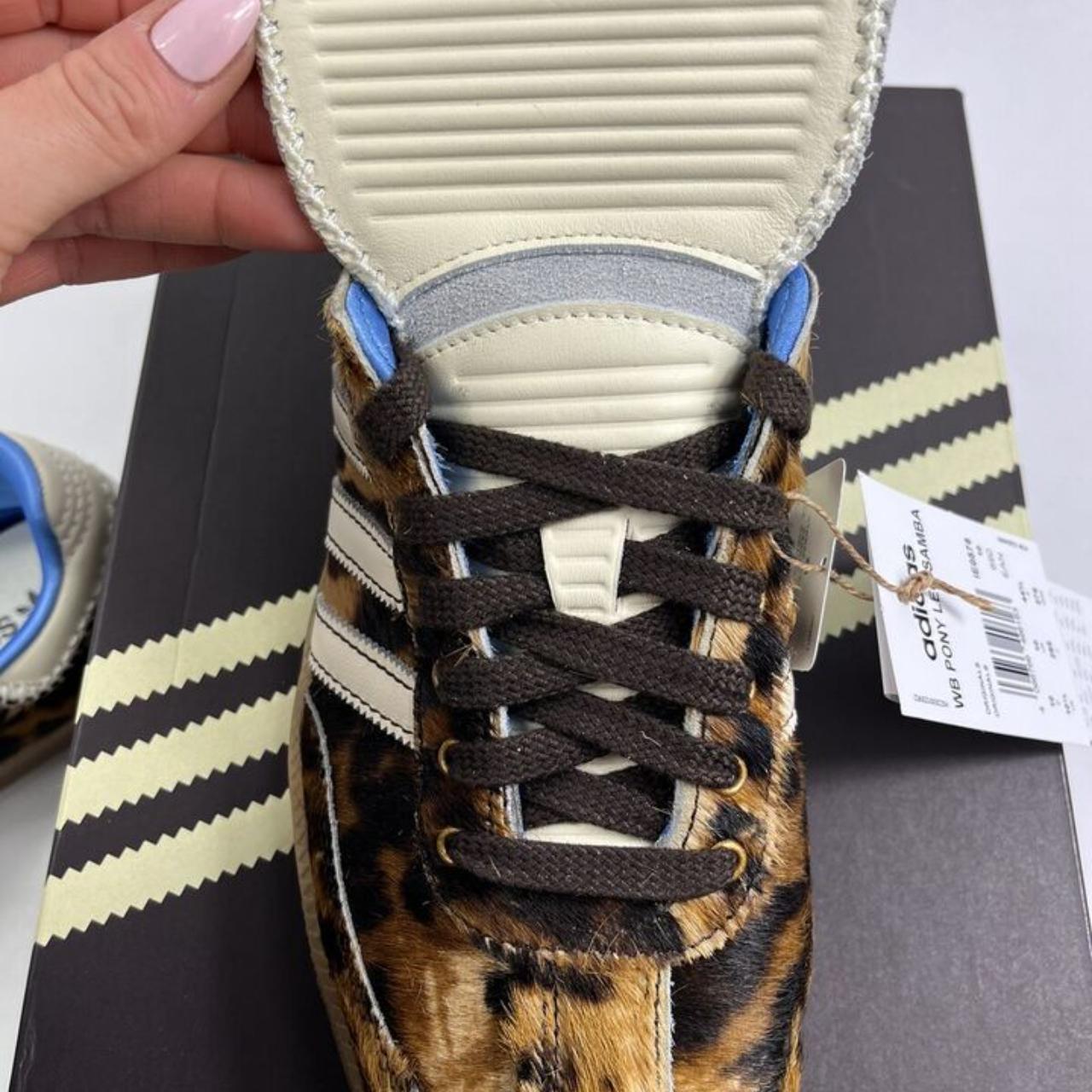 ADIDAS X WALES BONNER LEOPARD FAUX PONY SAMBA SNEAKERS - Depop