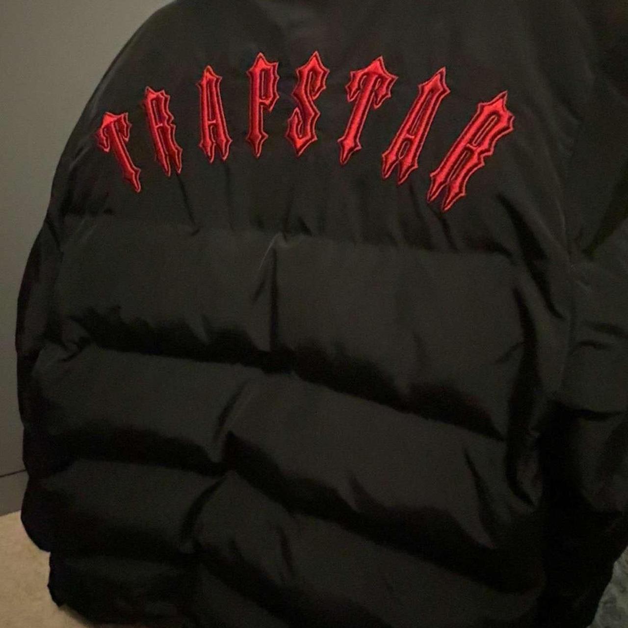 Black men’s trapstar coat Comes with original tags... - Depop