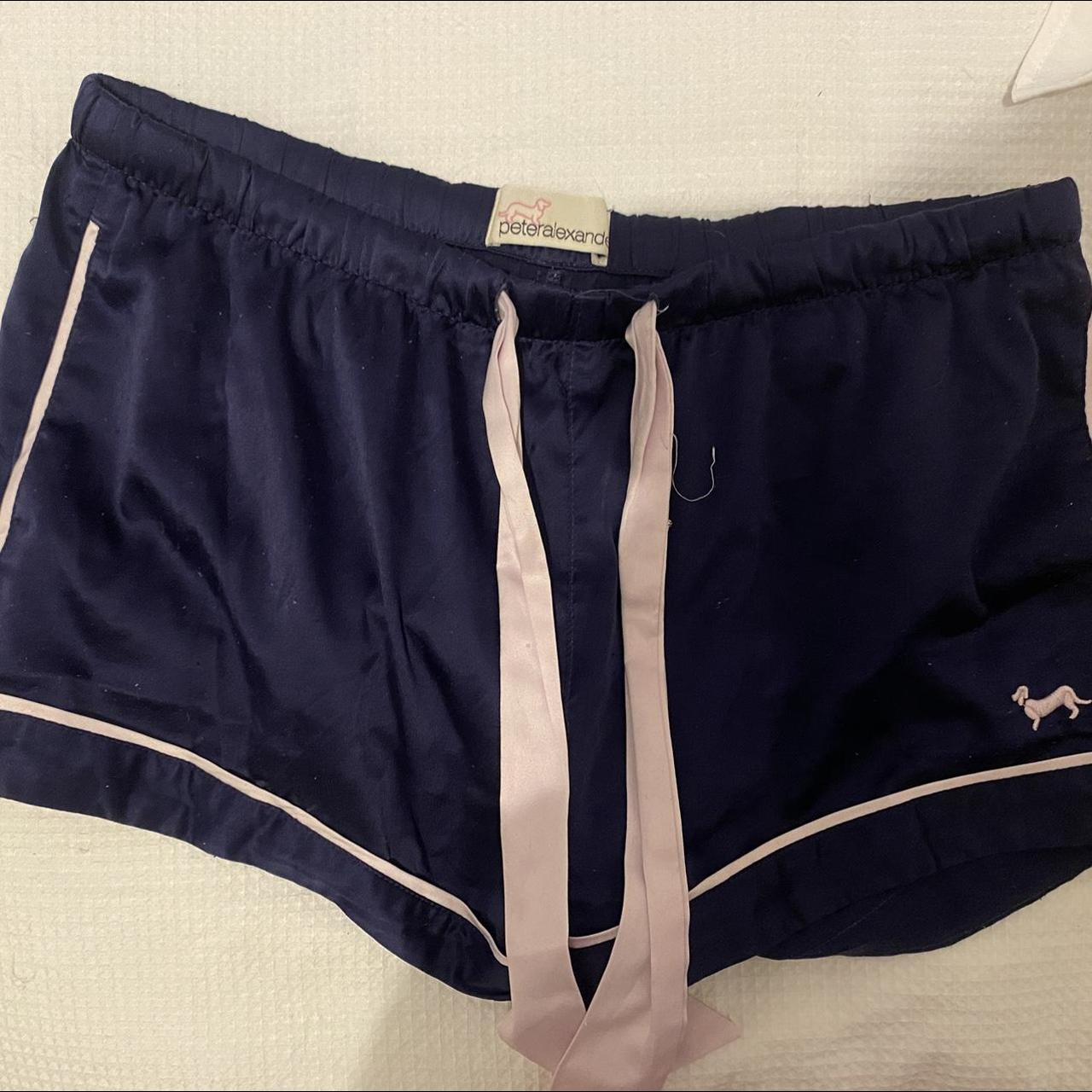 Peter alexander silk satin shorts size... - Depop