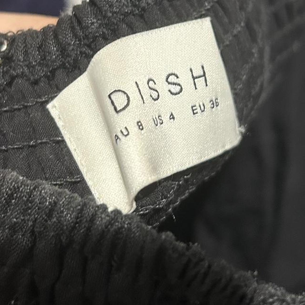 Dissh black dress Size 8 Worn a couple of times - Depop