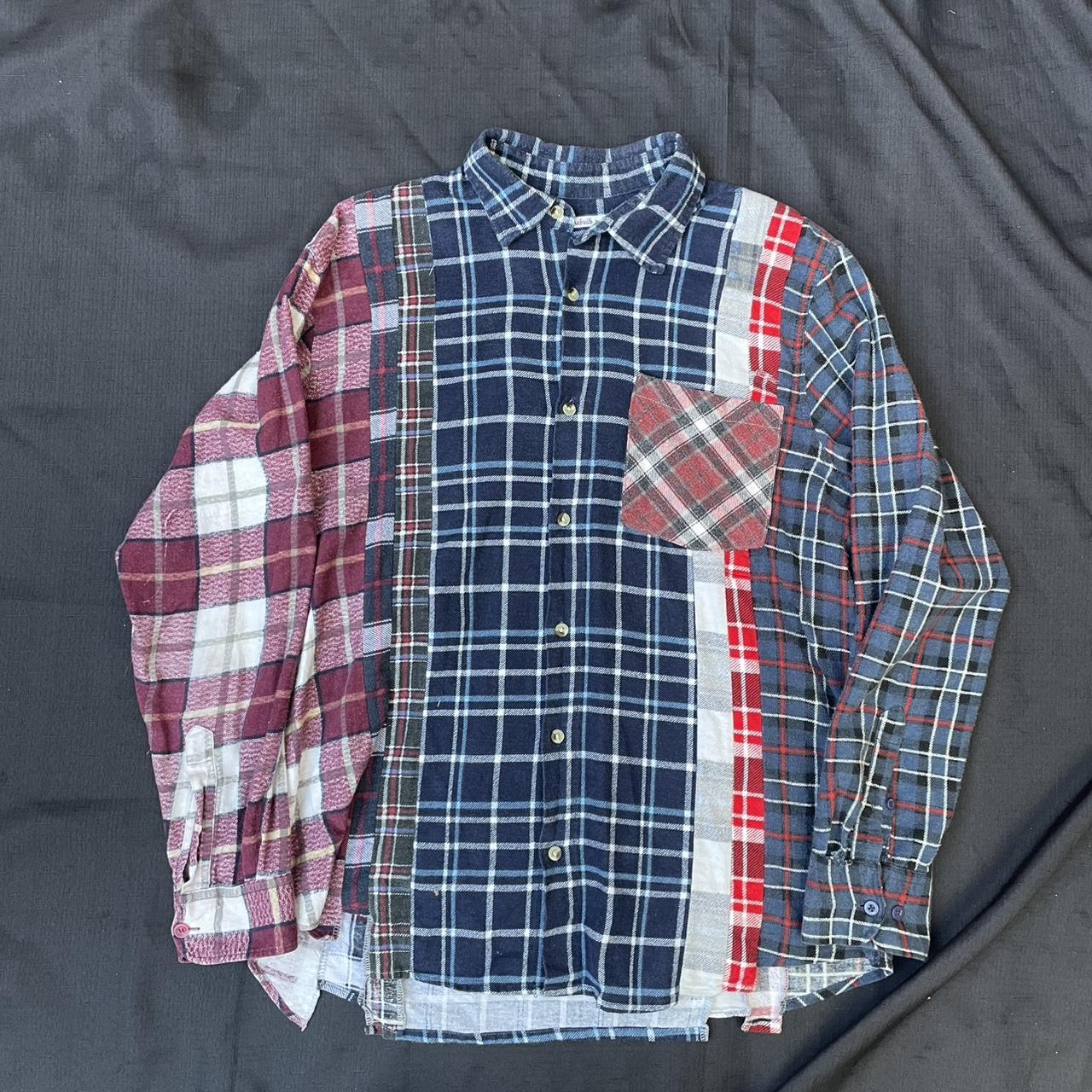 Needles reworked flannel - Size small (fits... | Depop