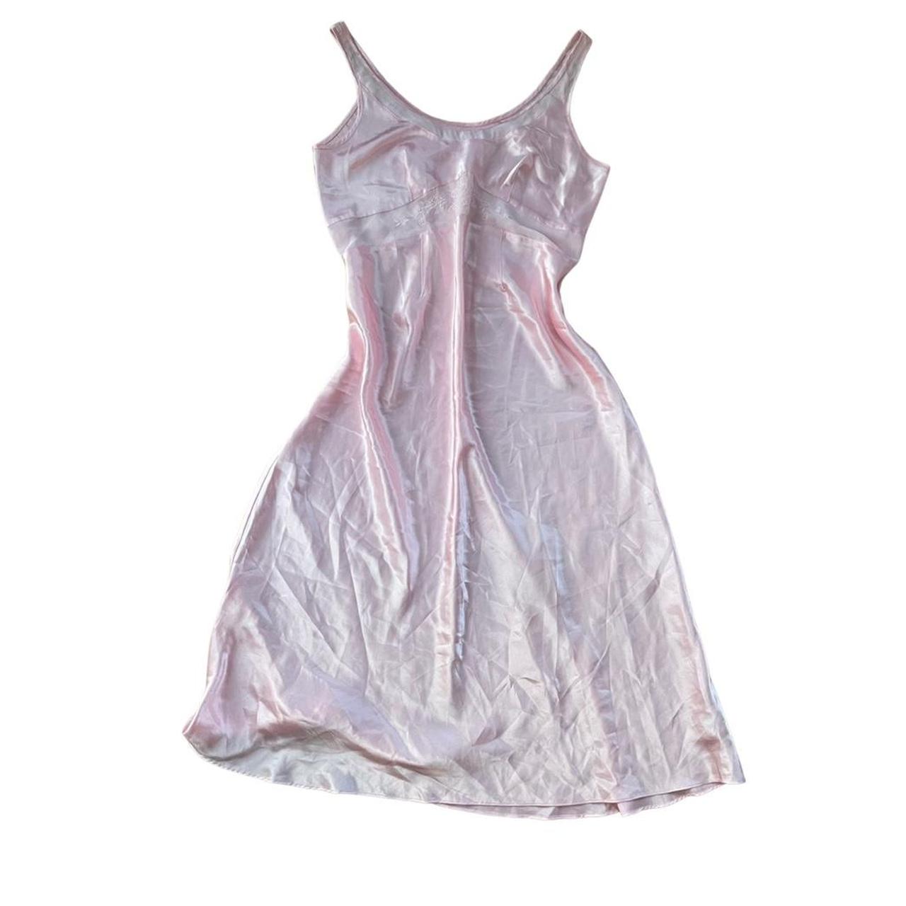 Gorgeous Baby Pink Midi Slip Dress Ptp:... - Depop