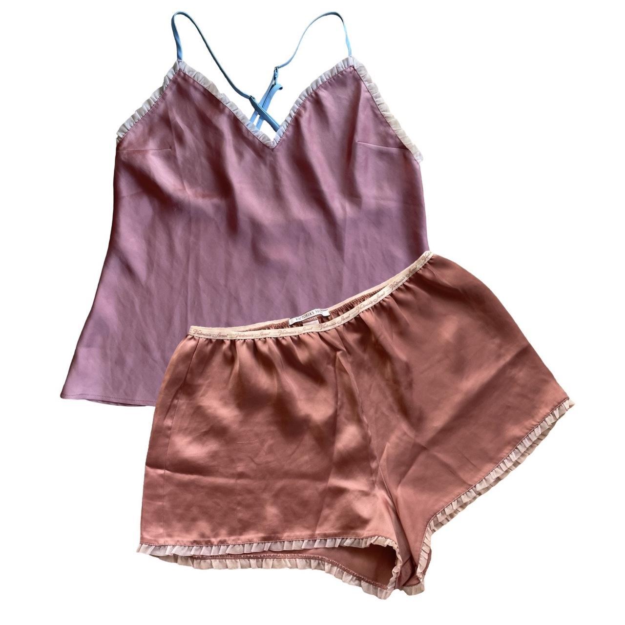 vs pj set tagged size: small ptp: 36"-38" waist:... - Depop