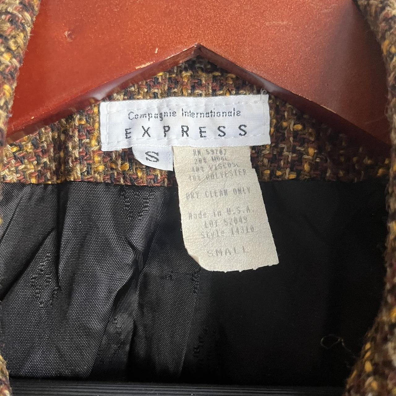 Insane Vintage Express Cropped Blazer! 🤎 This is... - Depop