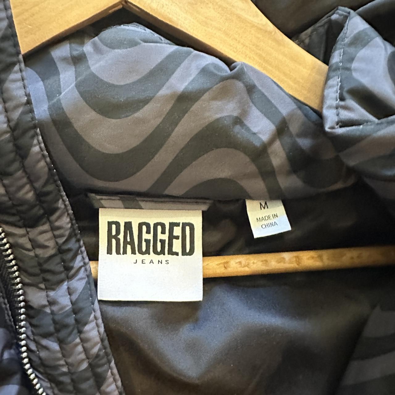 The Ragged Priest Puffer Jacket with wavy... - Depop