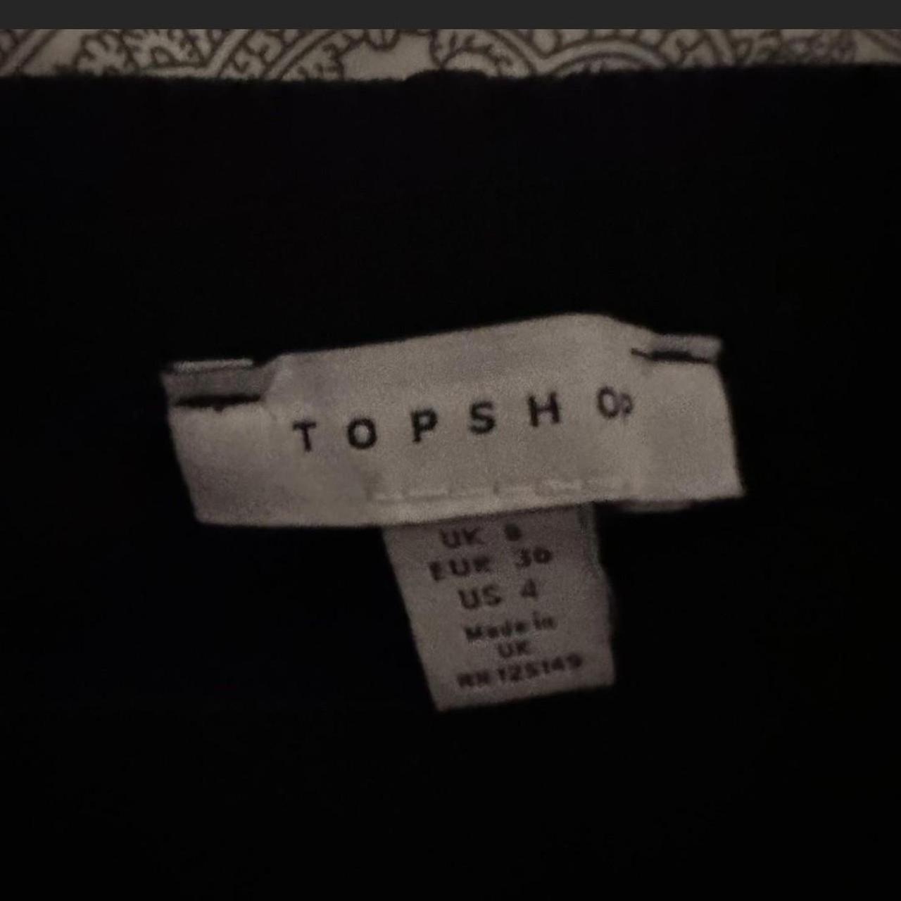 Topshop ribbed black flares size 8 - Depop