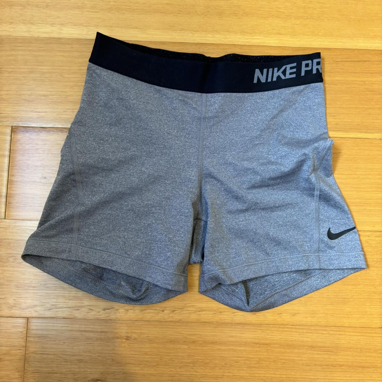 Nike grey dri-fit pros / pro shorts. Great... - Depop