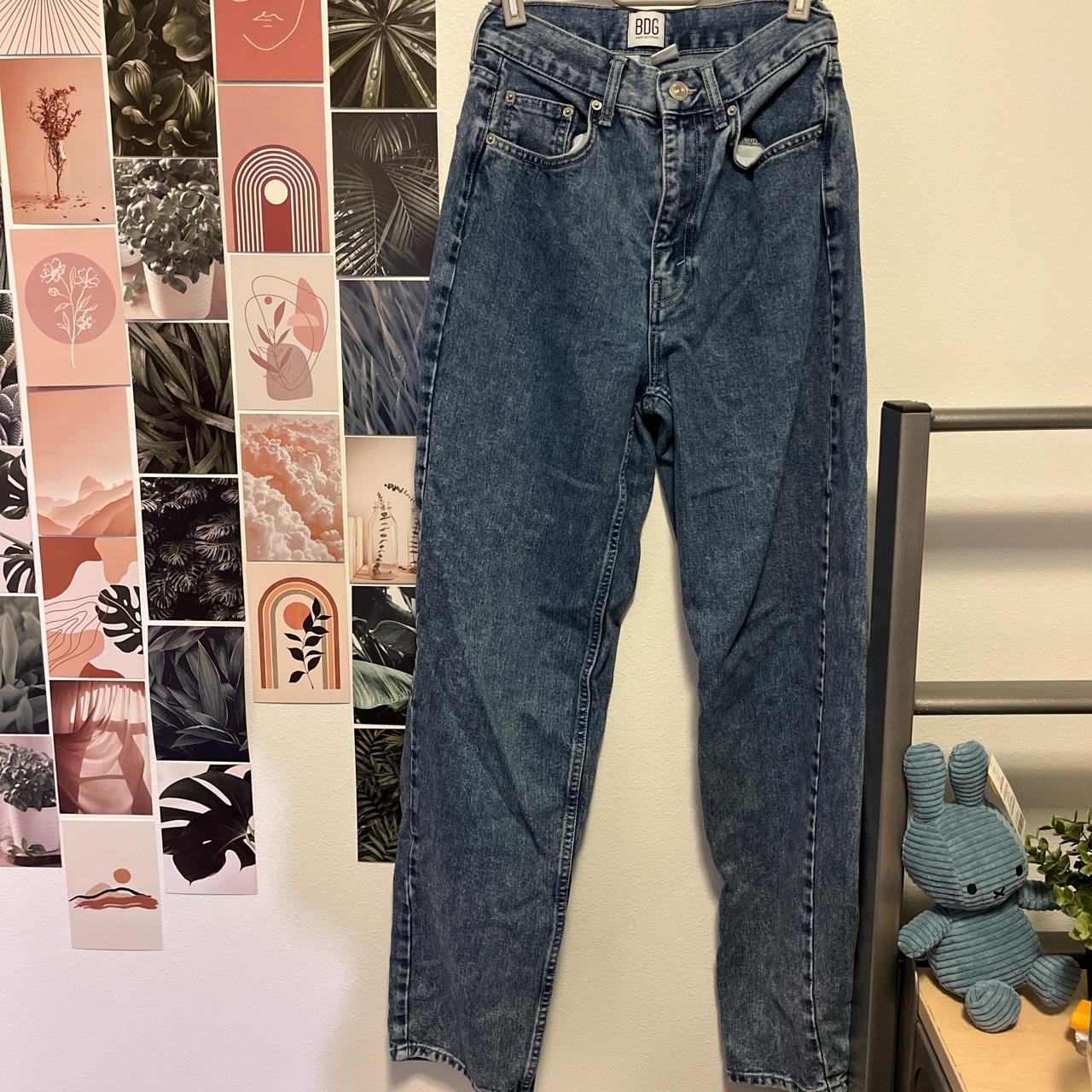 urban outfitters bdg high rise baggy jeans -size... - Depop