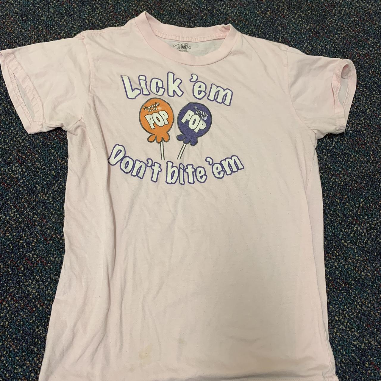 Y2K slang tee kids size xl So baby tee fit on... - Depop