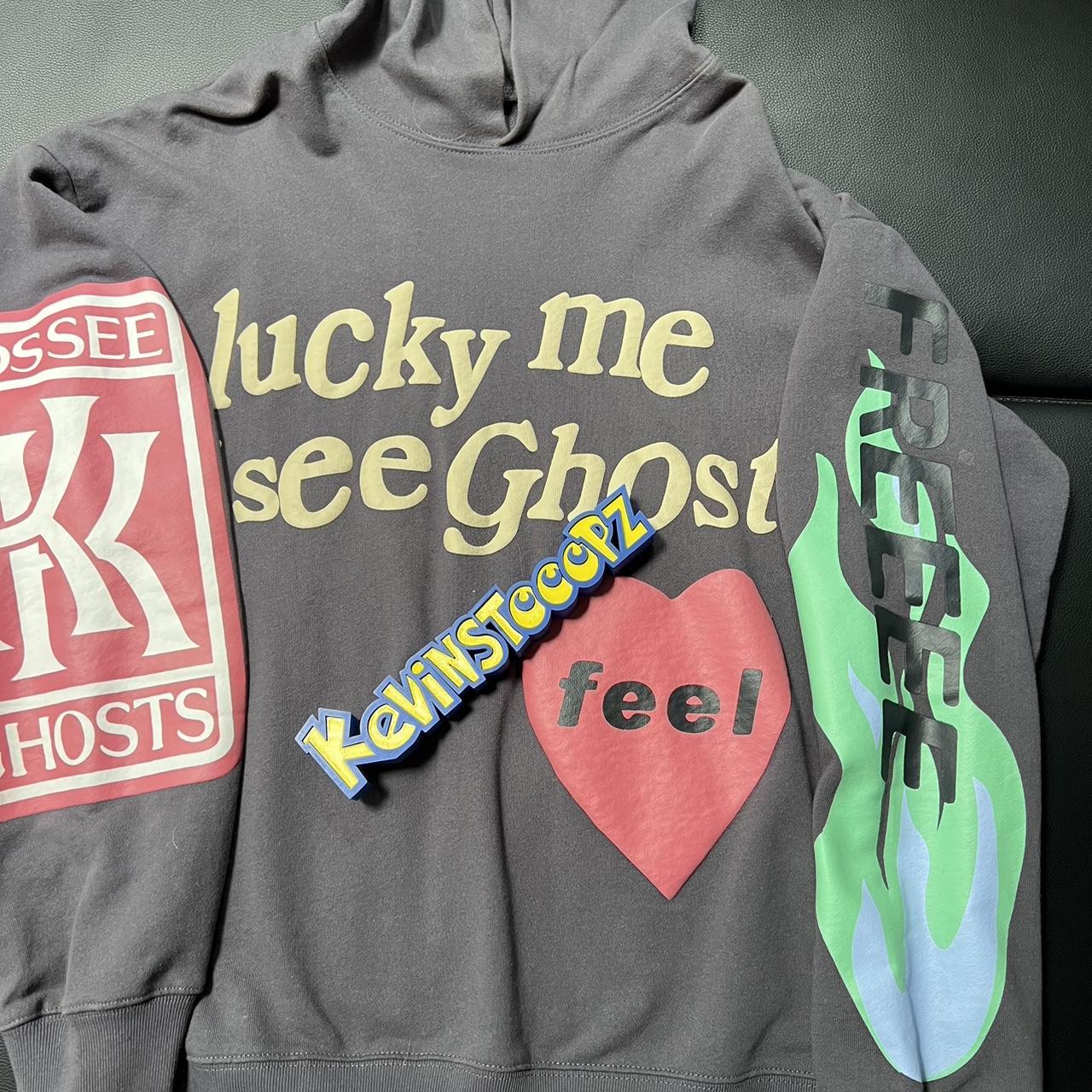 Camp Flog Gnaw Kids See Ghosts hoodie size XL... - Depop