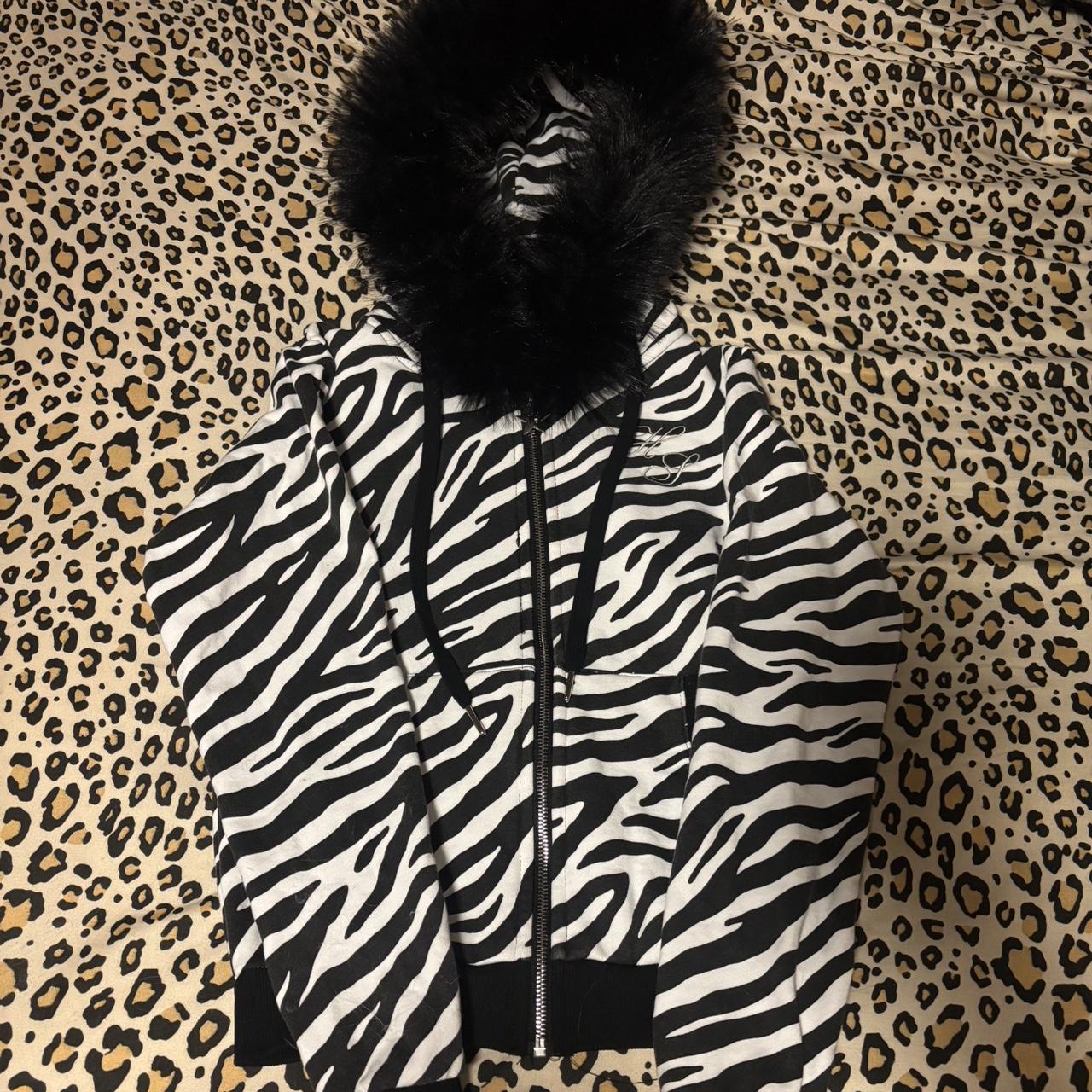 heavensent zebra tracksuit :) washed once but never... | Depop