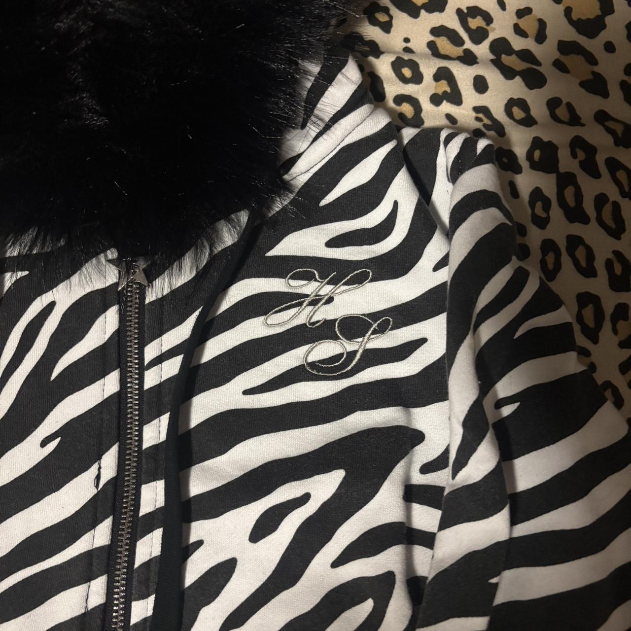 heavensent zebra tracksuit :) washed once but never... | Depop