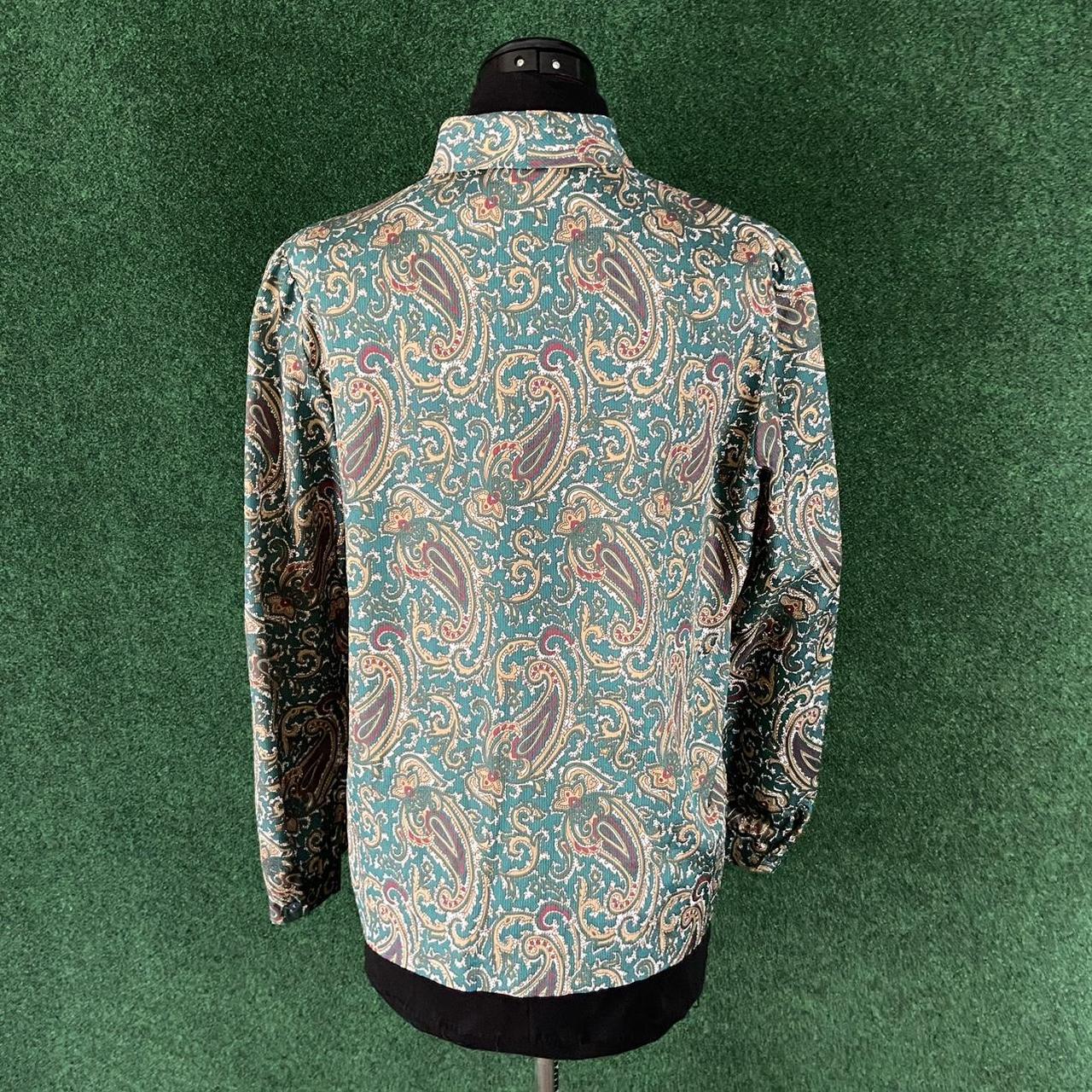 vintage blouse by Rhoda Lee Lightweight textured... - Depop