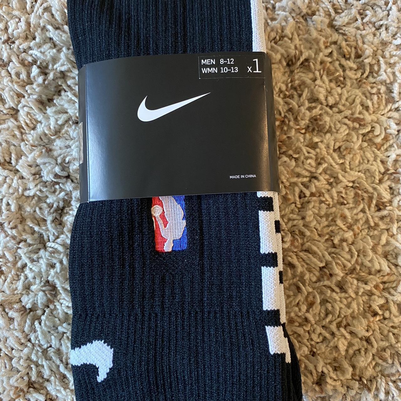 Nike NBA Authentics Socks Quick Grip L Black Player... - Depop