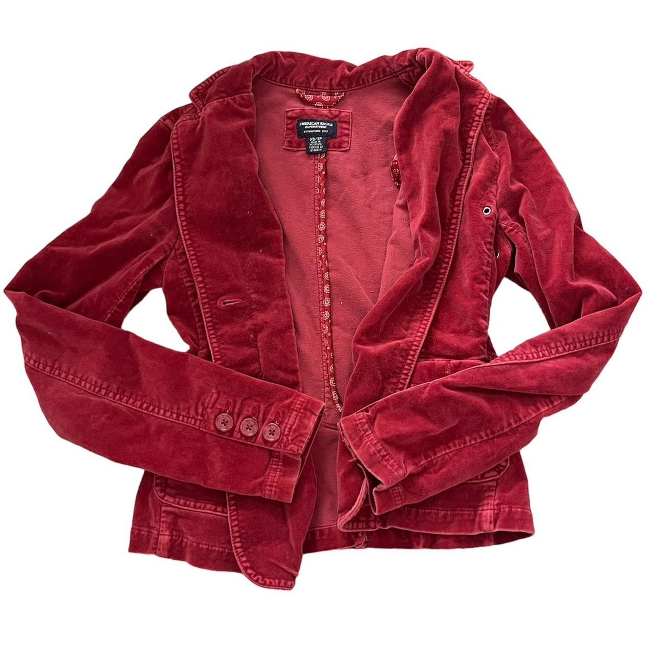 American Eagle Outfitters Women's Red Jacket | Depop