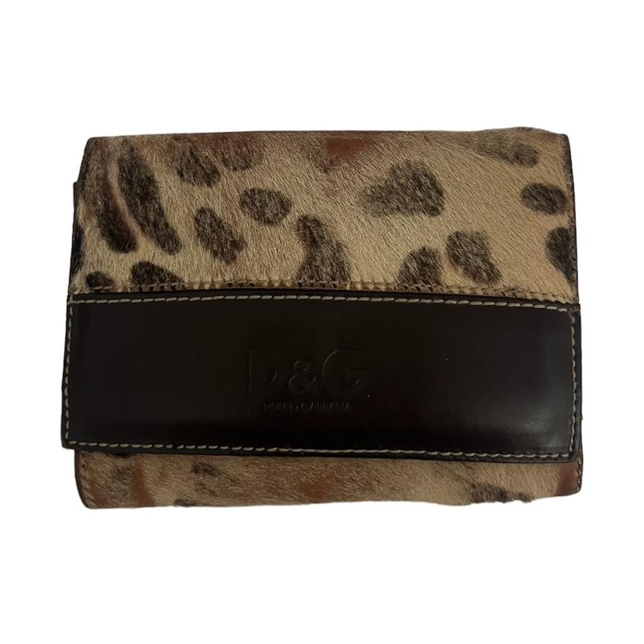 dolce & gabbana cheetah printed wallet!! it does... - Depop