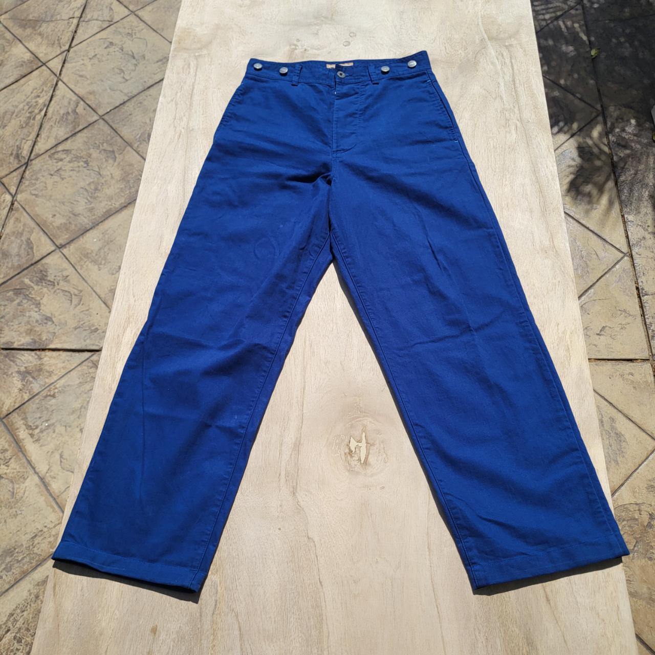 Nigel Cabourn Indigo Pants. High Waisted. They were... | Depop