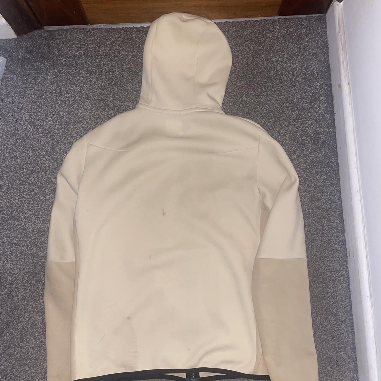 Nike Tech Fleece Hoodie Sand/Cream colourway Size... - Depop