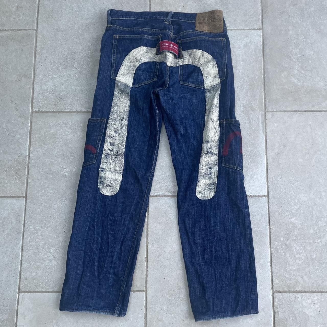 Evisu jeans W34 L34 Sick design - Depop