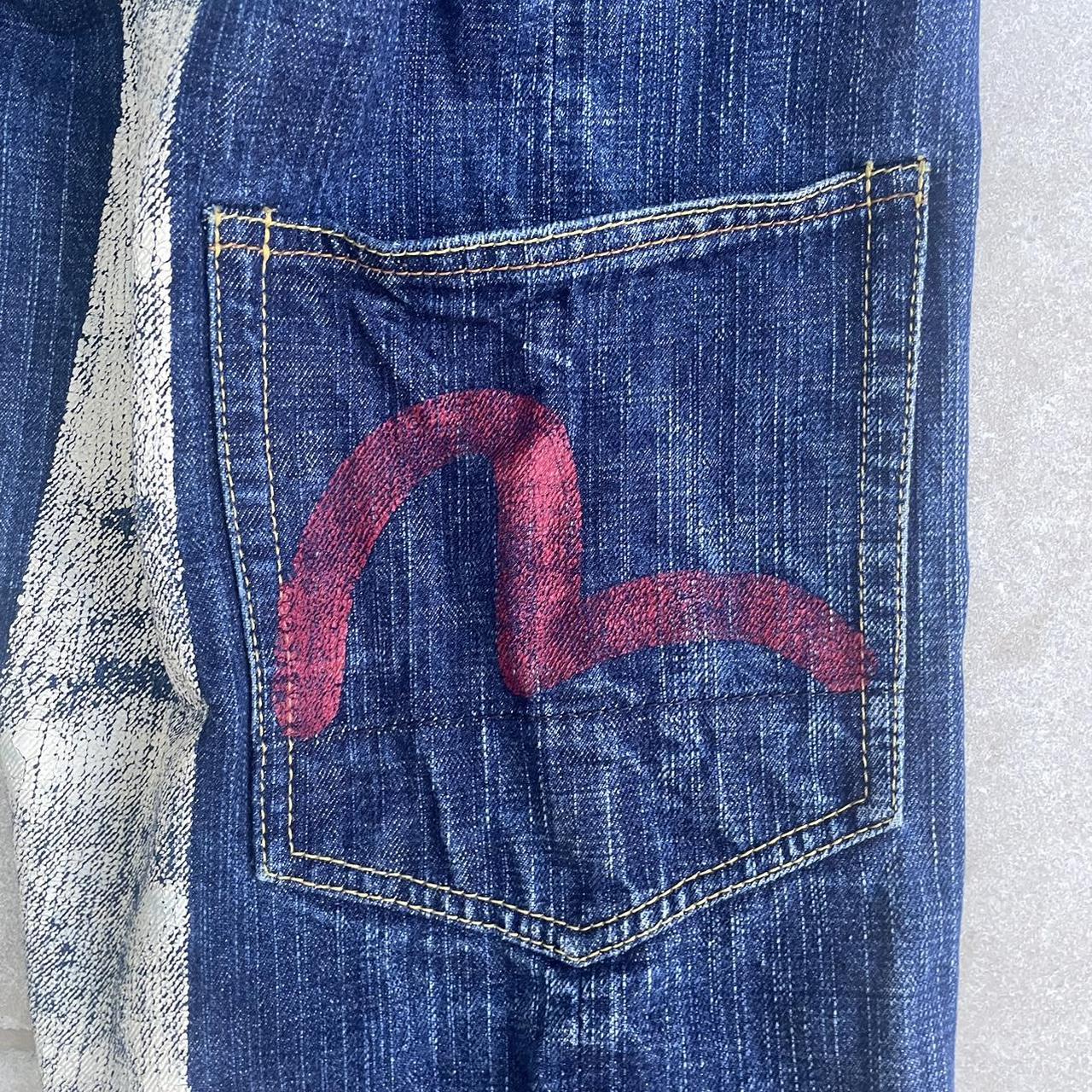 Evisu jeans W34 L34 Sick design - Depop