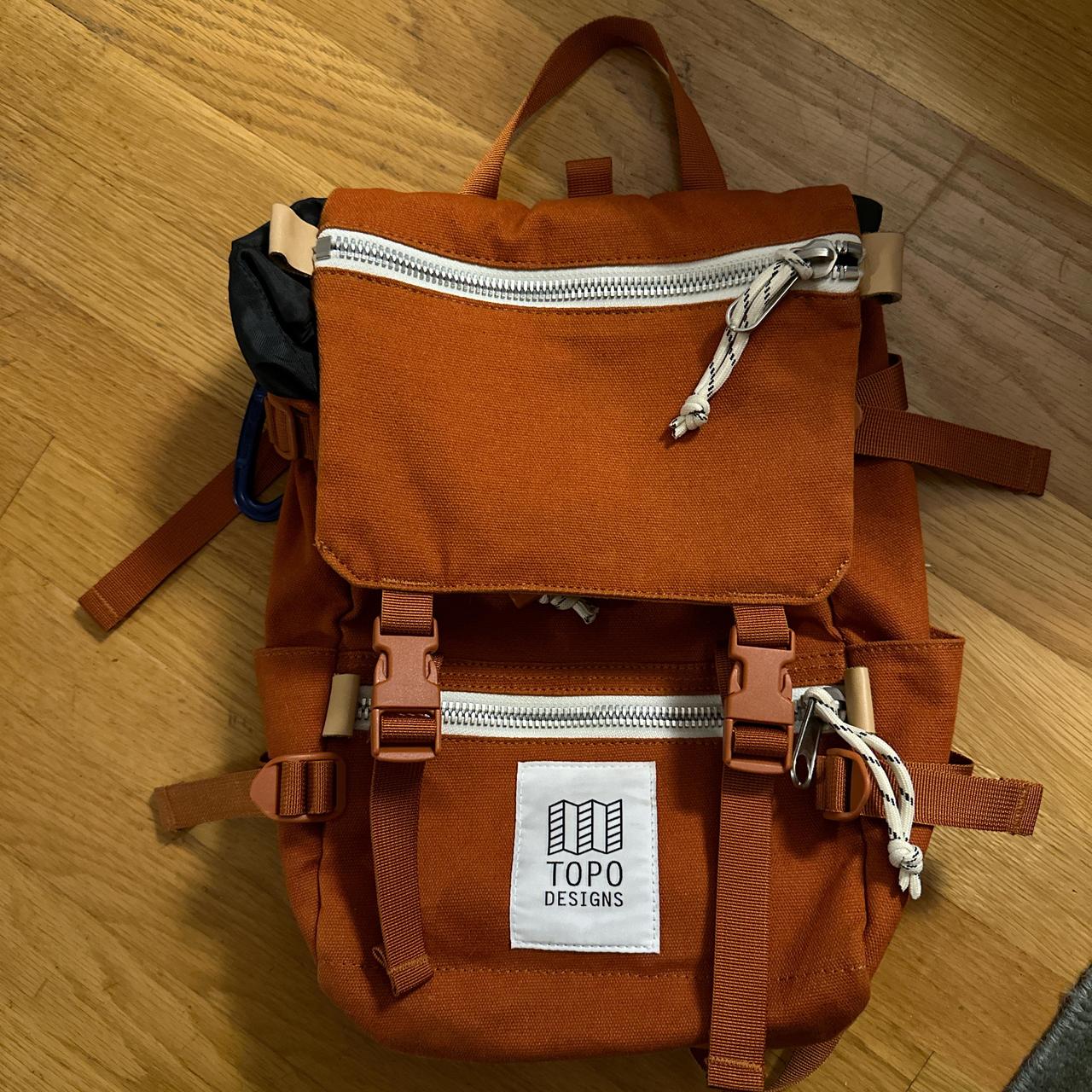 Topo Designs Mini Rover Backpack Rust Orange 10L -... - Depop