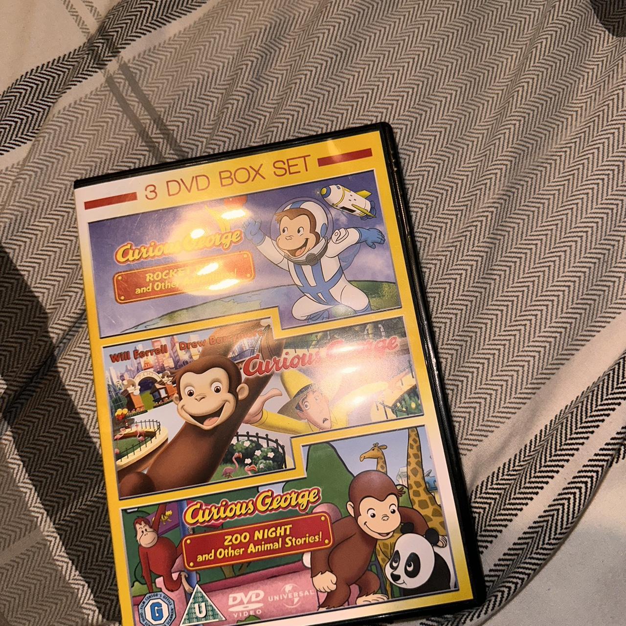Curious george 3 in 1 dvd £1 each can bundle items... - Depop