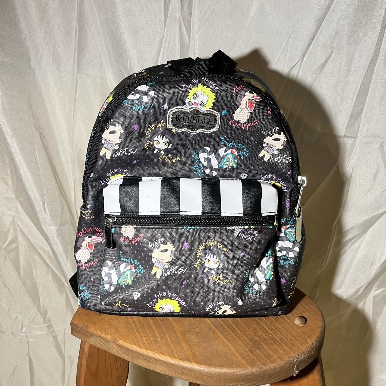 Beetlejuice mini backpack - Depop