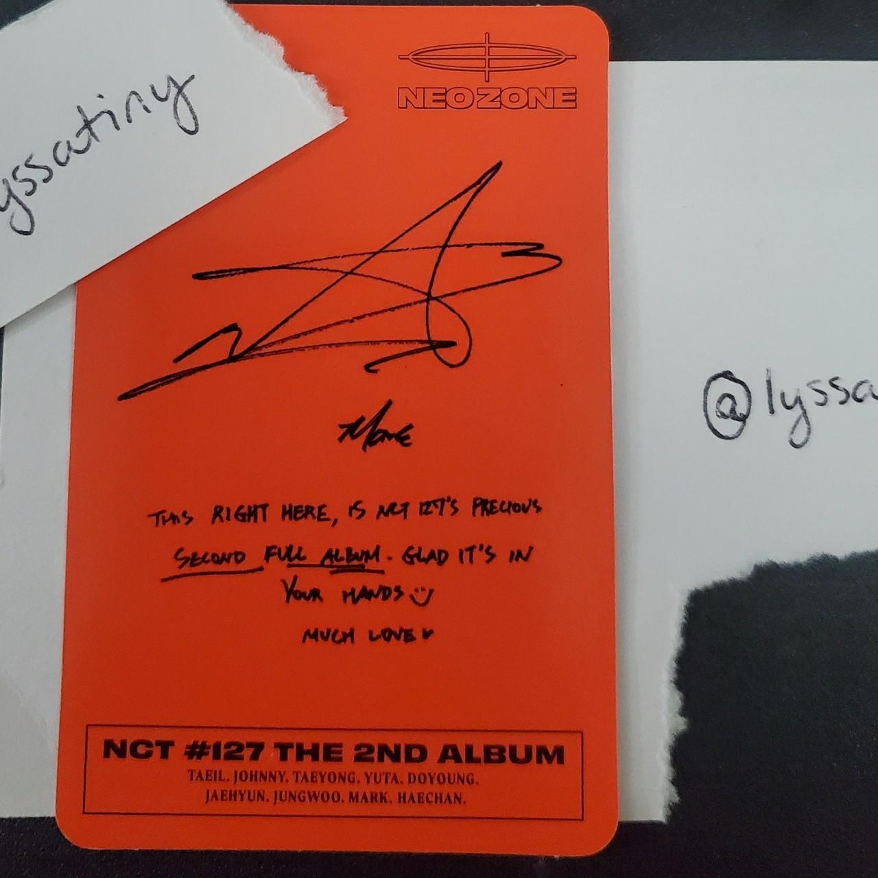 NCT 127 Mark Neozone. LIKE NEW. Ships in toploader - Depop