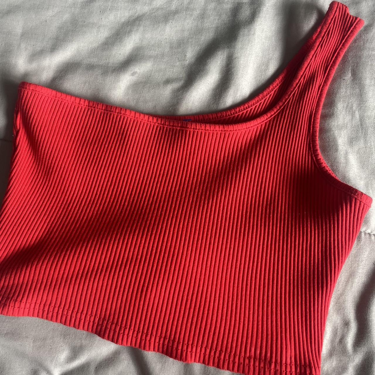Shein red top. Never worn. - Depop