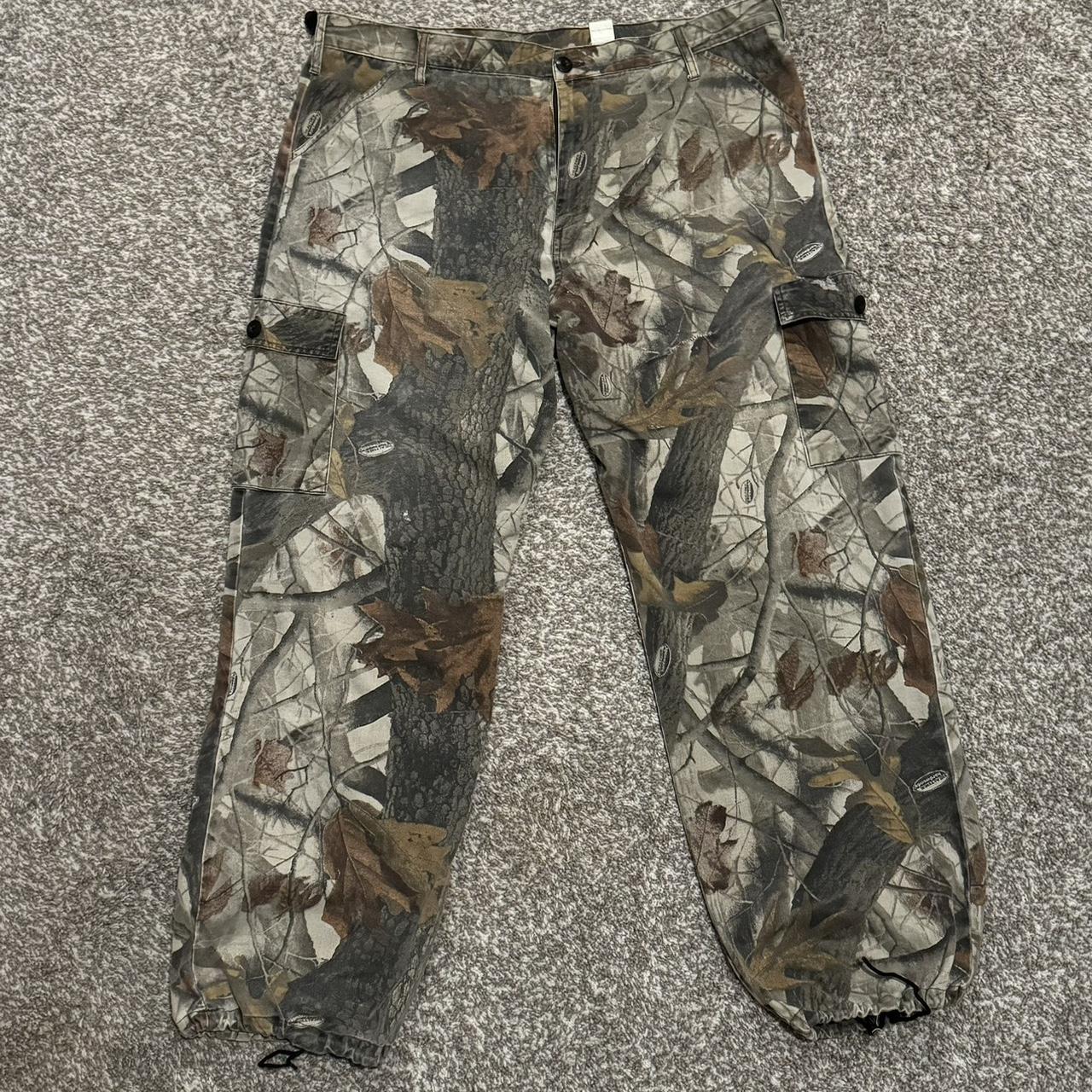 VINTAGE baggy camo REALTREE X LIBERTY cargo pants... - Depop
