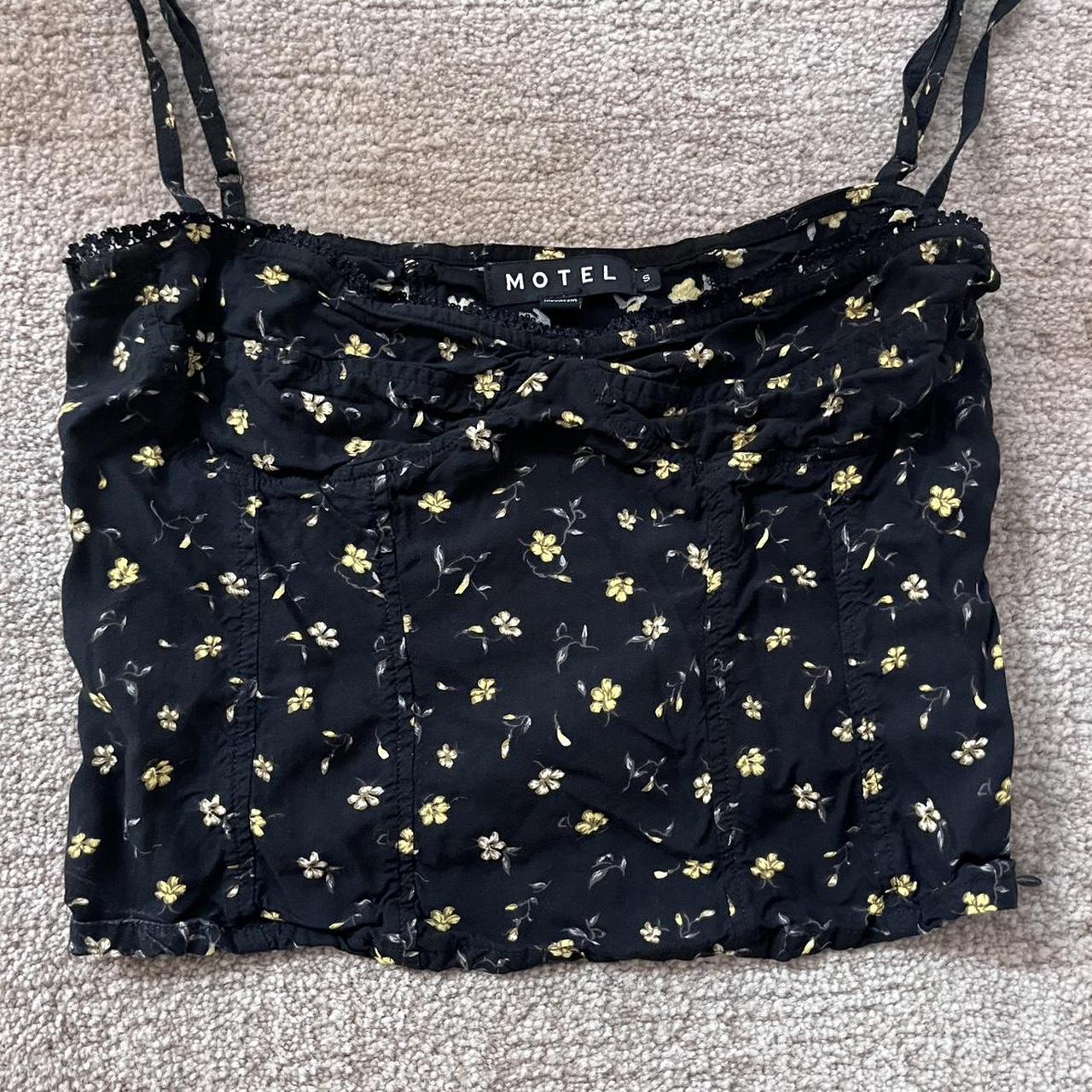 Motel Rocks floral tank Size: S (runs large) - Depop