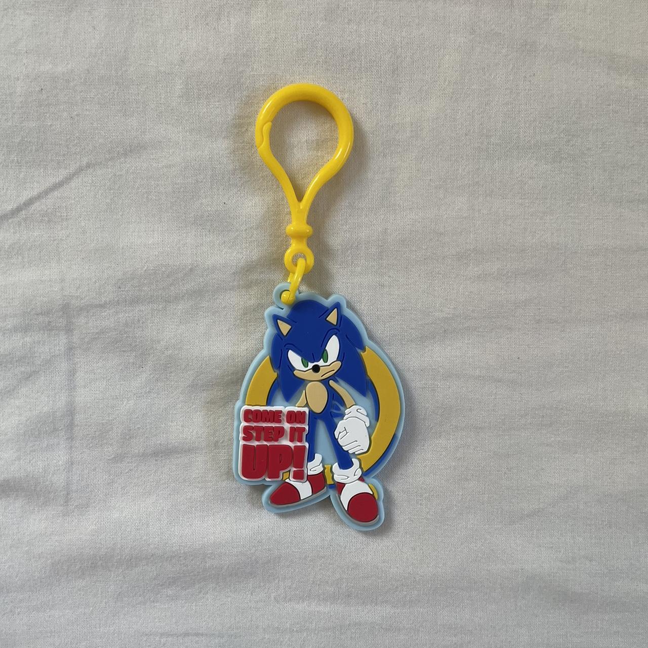Sonic Keychain ~ Sonic the hedgehog keychain I got... - Depop